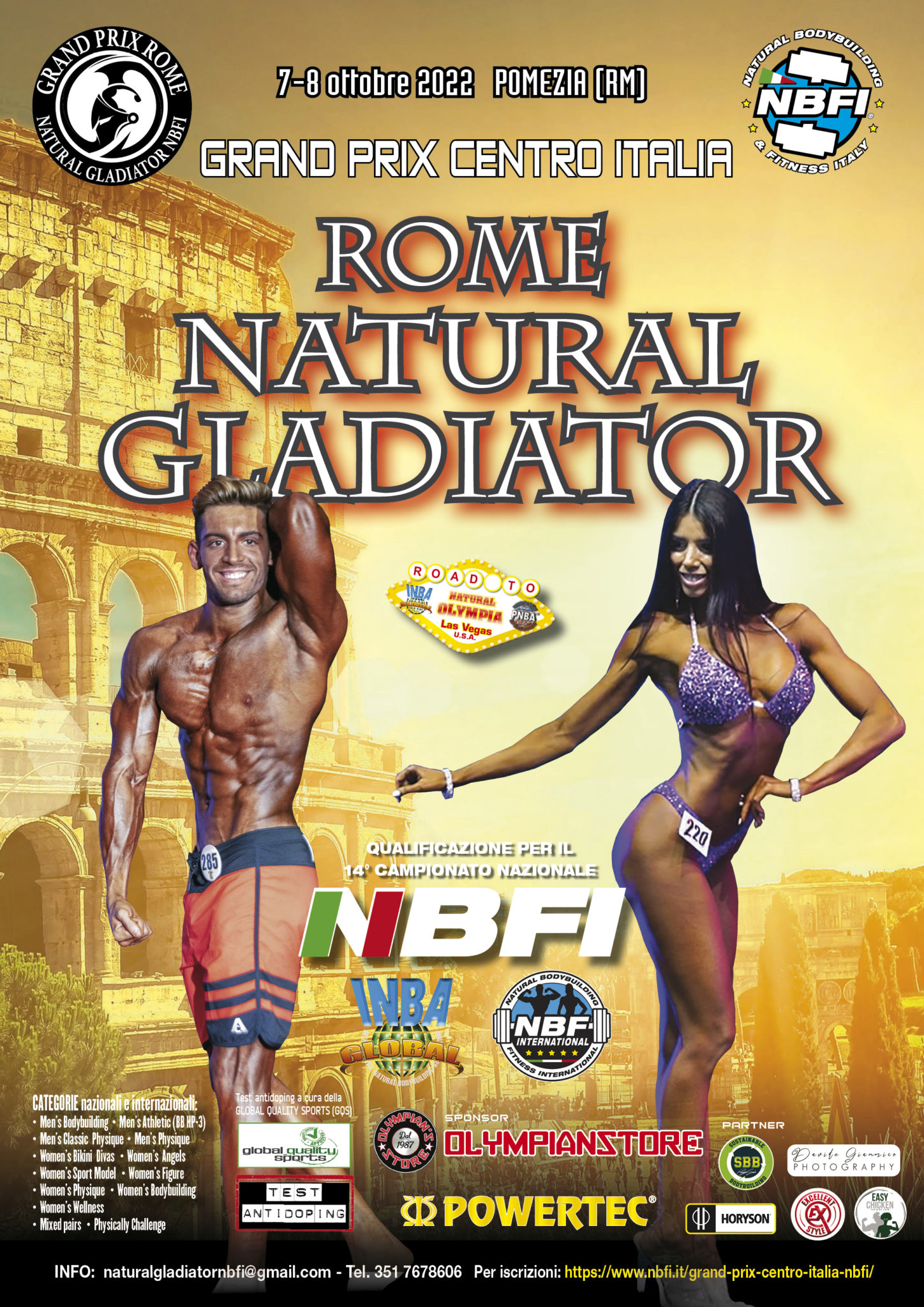 Rome Natural Gladiator - GP Centro Italia 2022 | Natural Bodybuilding